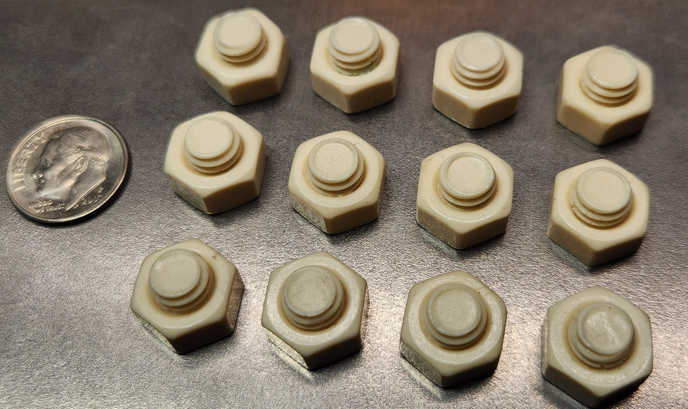 Decor Resin Nut/bolt Base - SMALL - 1 DZ - Etsy