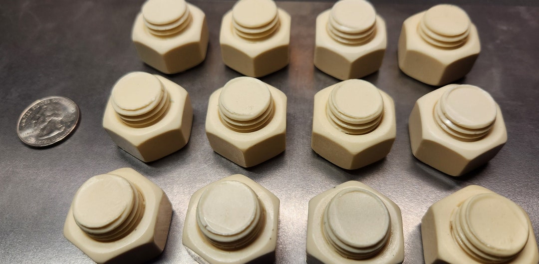 Decor Resin Nut/bolt Base - XL - 1 DOZEN - Etsy