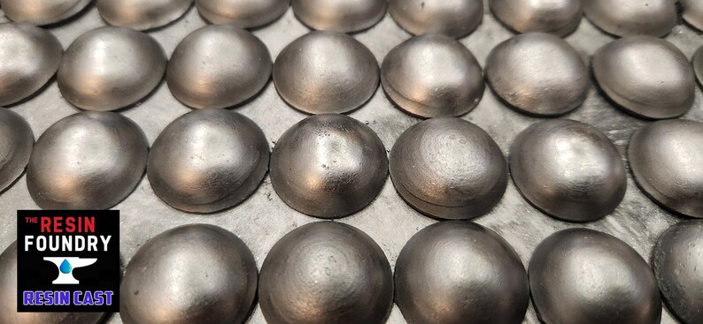 Decor Resin Rivets - MEDIUM - Steel Effect - 1 DOZEN - Etsy