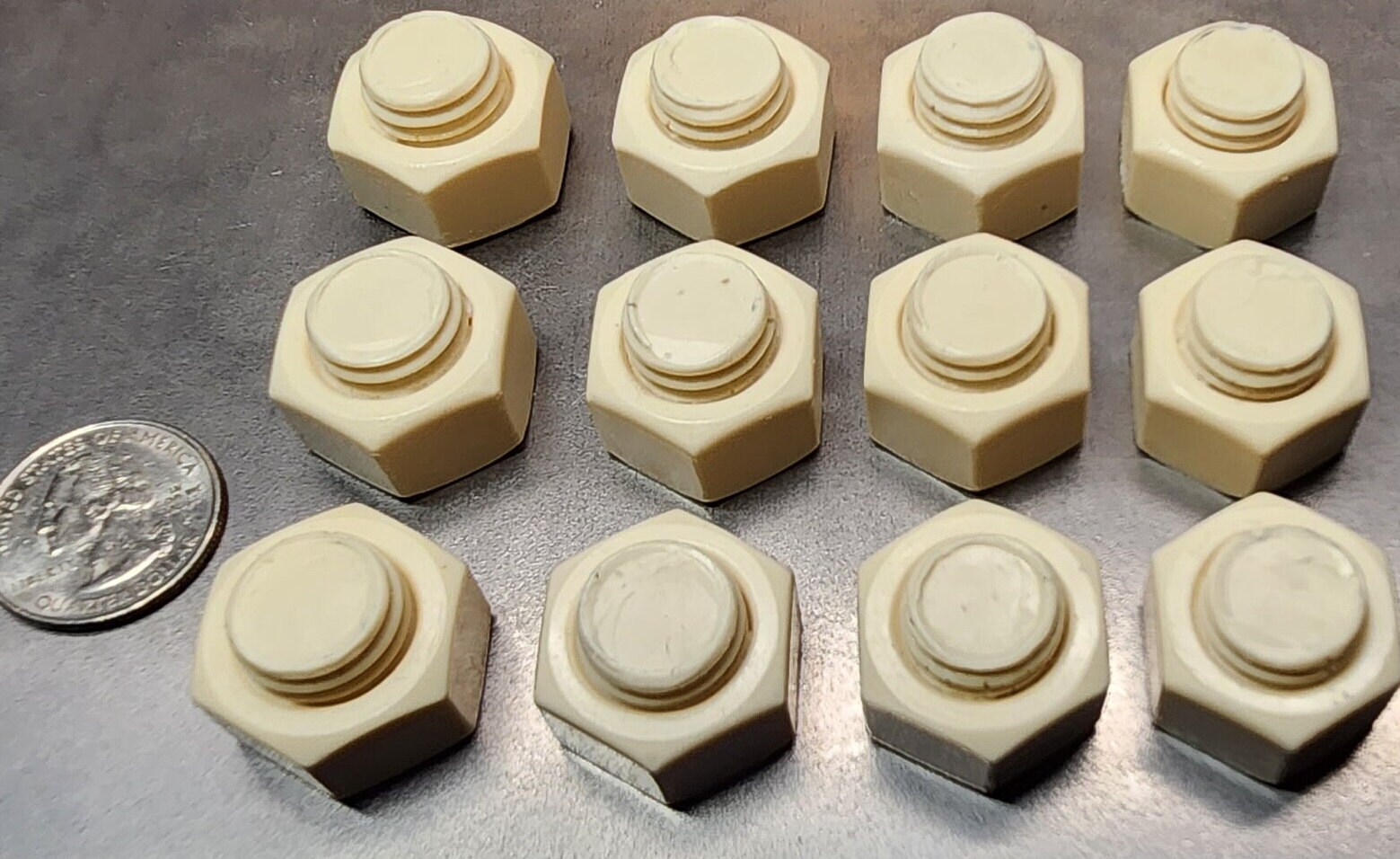 Decor Resin Nut & Bolt Base - LARGE - 1 DOZEN - Etsy