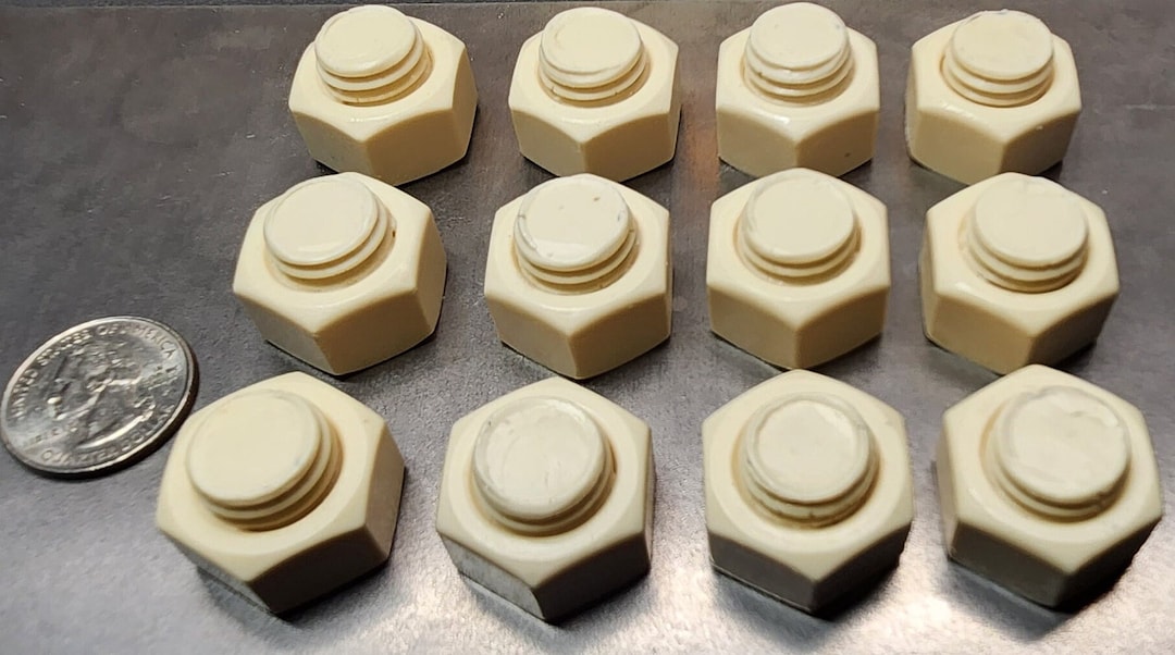 Decor Resin Nut & Bolt Base - LARGE - 1 DOZEN - Etsy