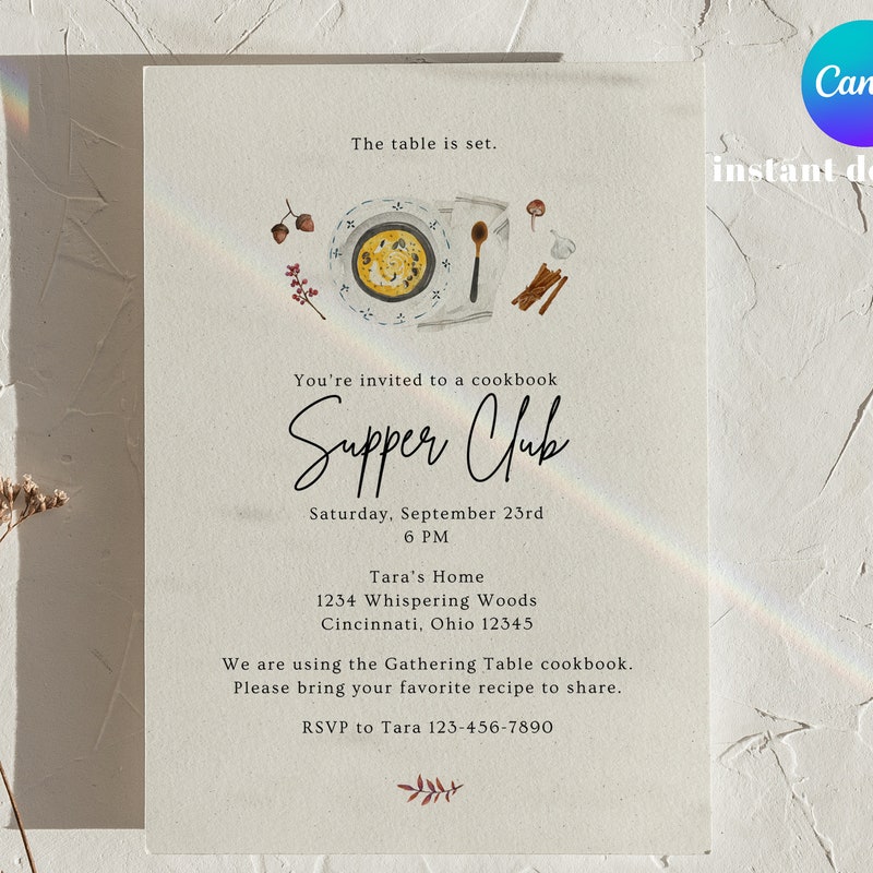 Thanksgiving Dinner Supper Club - Etsy