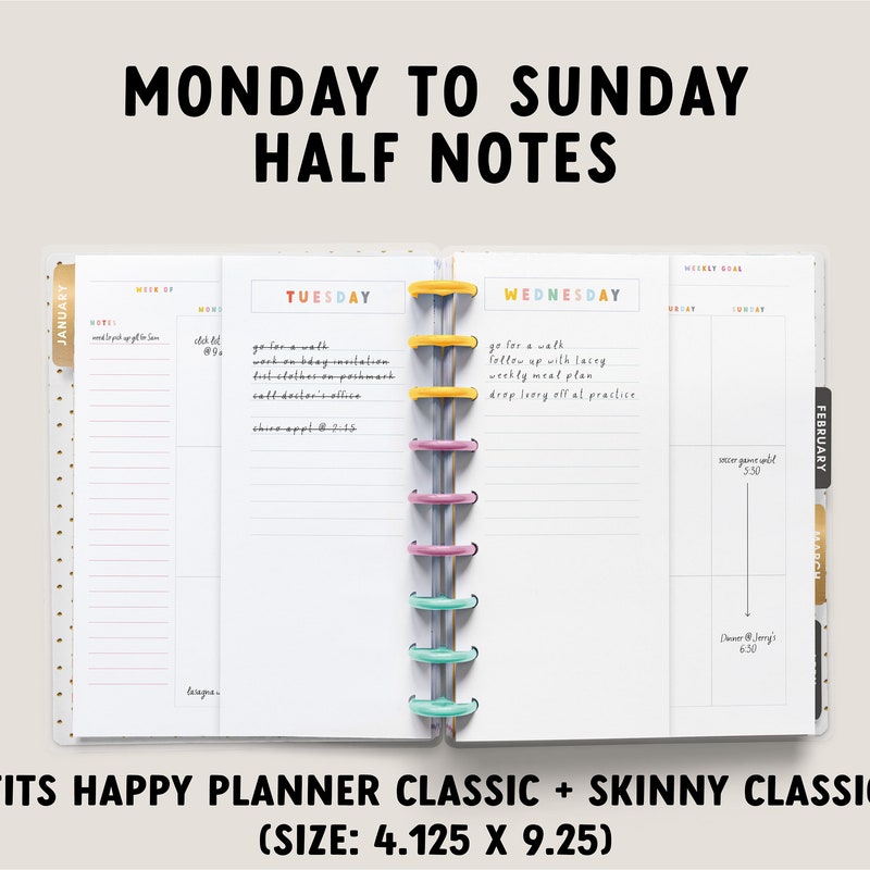 Discbound Planner - Etsy