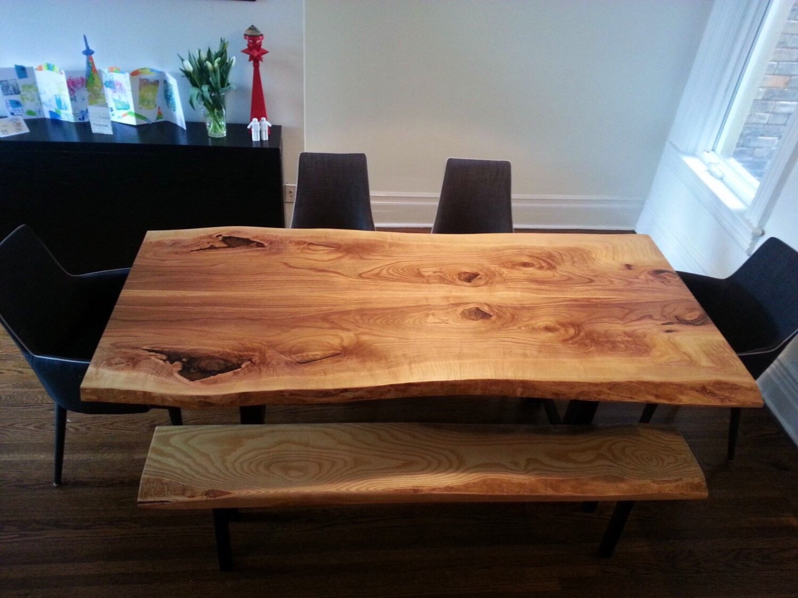 Custom Live Edge Dining Tables - Etsy