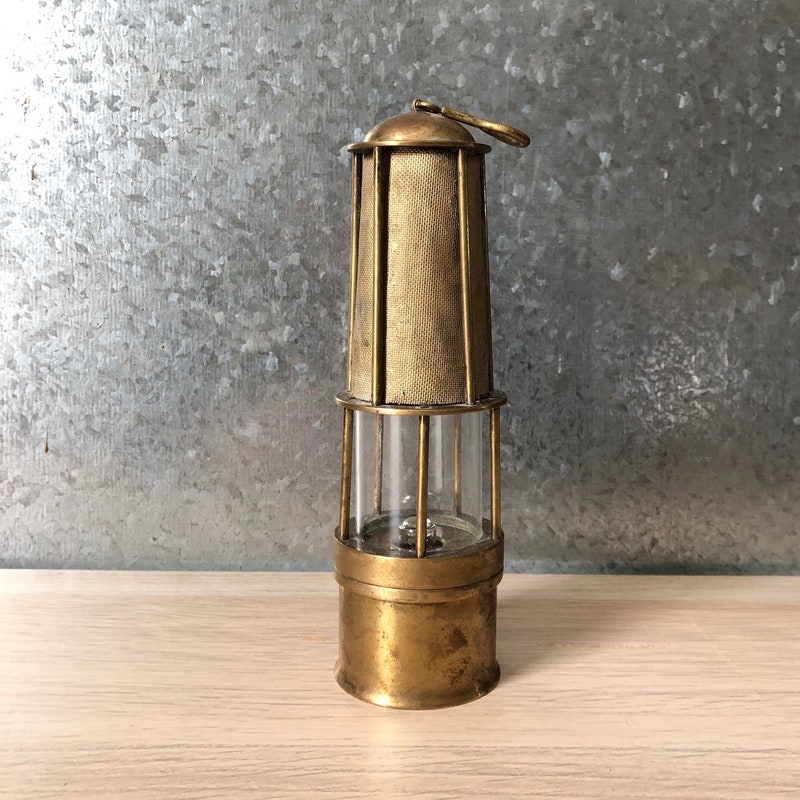 Antique Miners Lamp - Etsy