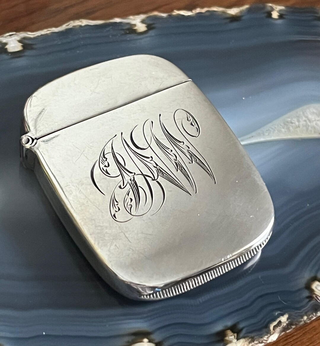Antique Dated 1912 Sterling Silver Match Safe Case - Etsy