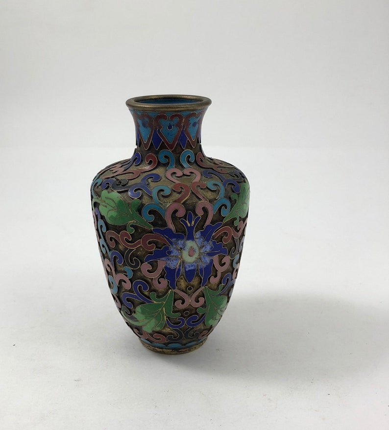 Vintage Asian Antique Chinese Jingfa Relief Carved Cloisonne - Etsy