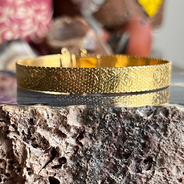 Embossed Bracelet - Etsy