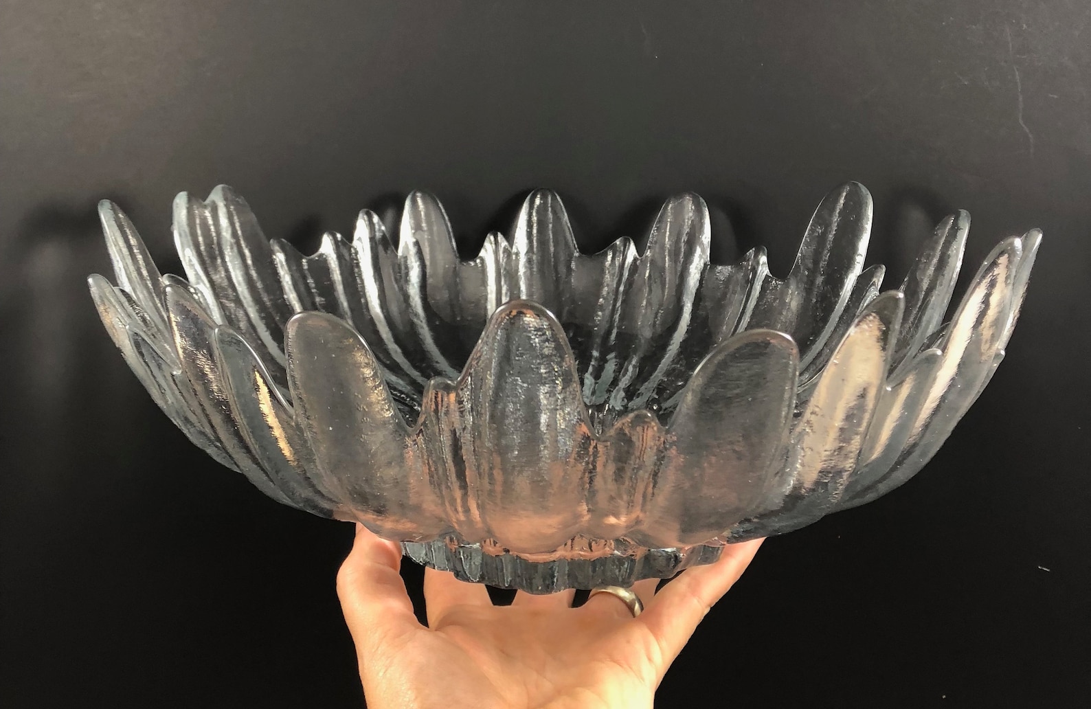 Vintage Mid Century Modern Pukeberg Swedish Glass Large Alaska - Etsy