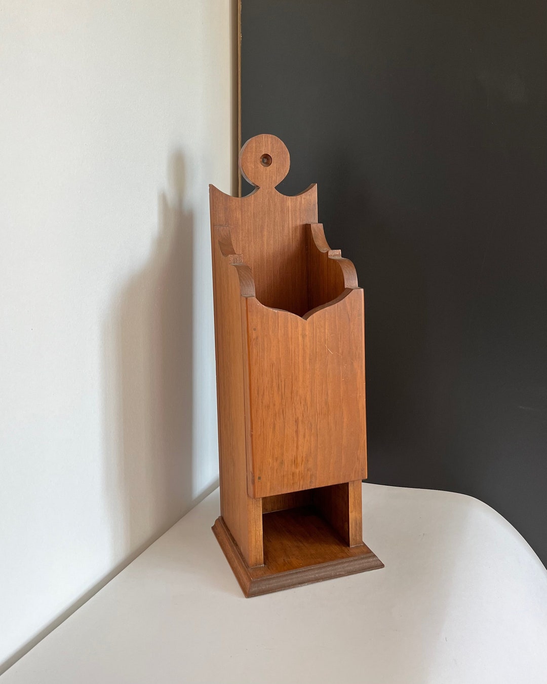 Antique Primitive Farmhouse Decor Wooden Sculpted Pine Wall Hanging ...