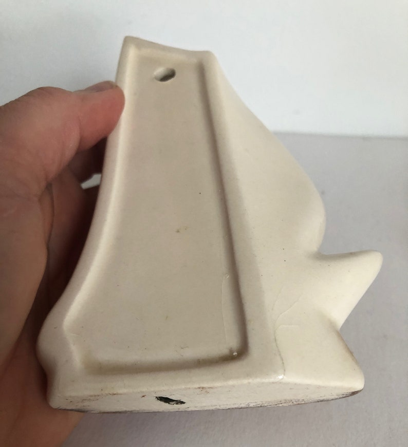 Vintage Pair of Holley Ross Pottery Ceramic Ship Sailboat Sail - Etsy