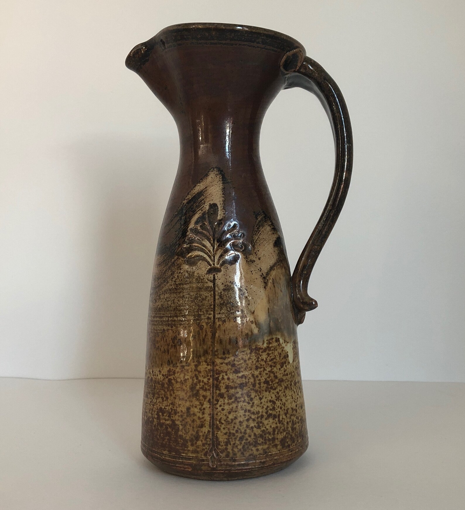 Vintage Canadian Studio Pottery Stoneware Steve Jorgenson Wine Carafe ...