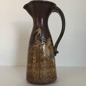 Vintage Canadian Studio Pottery Stoneware Steve Jorgenson Wine Carafe ...