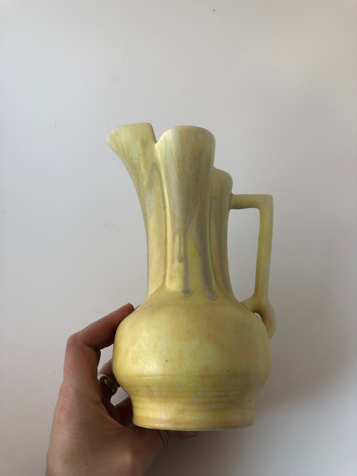 Vintage 1930s Beswick Art Pottery Simcox Art Deco Matte Yellow - Etsy