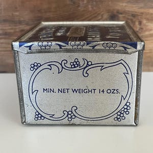 Vintage Farrah's Original Harrogate Toffee Tin Cobalt Blue & Silver - Etsy