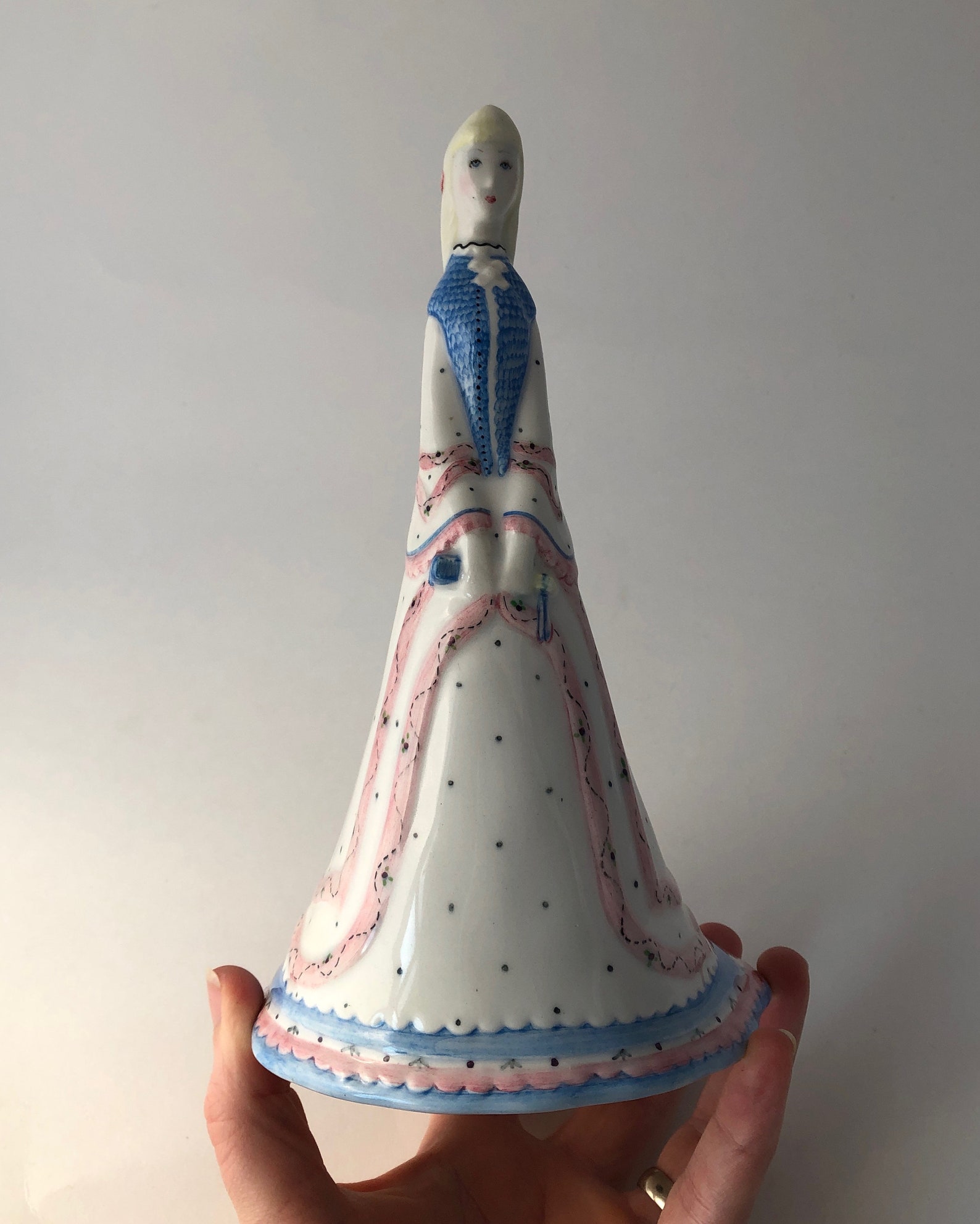 Vintage 1930s Art Deco Period Lenci Italian Ceramic Pink and - Etsy