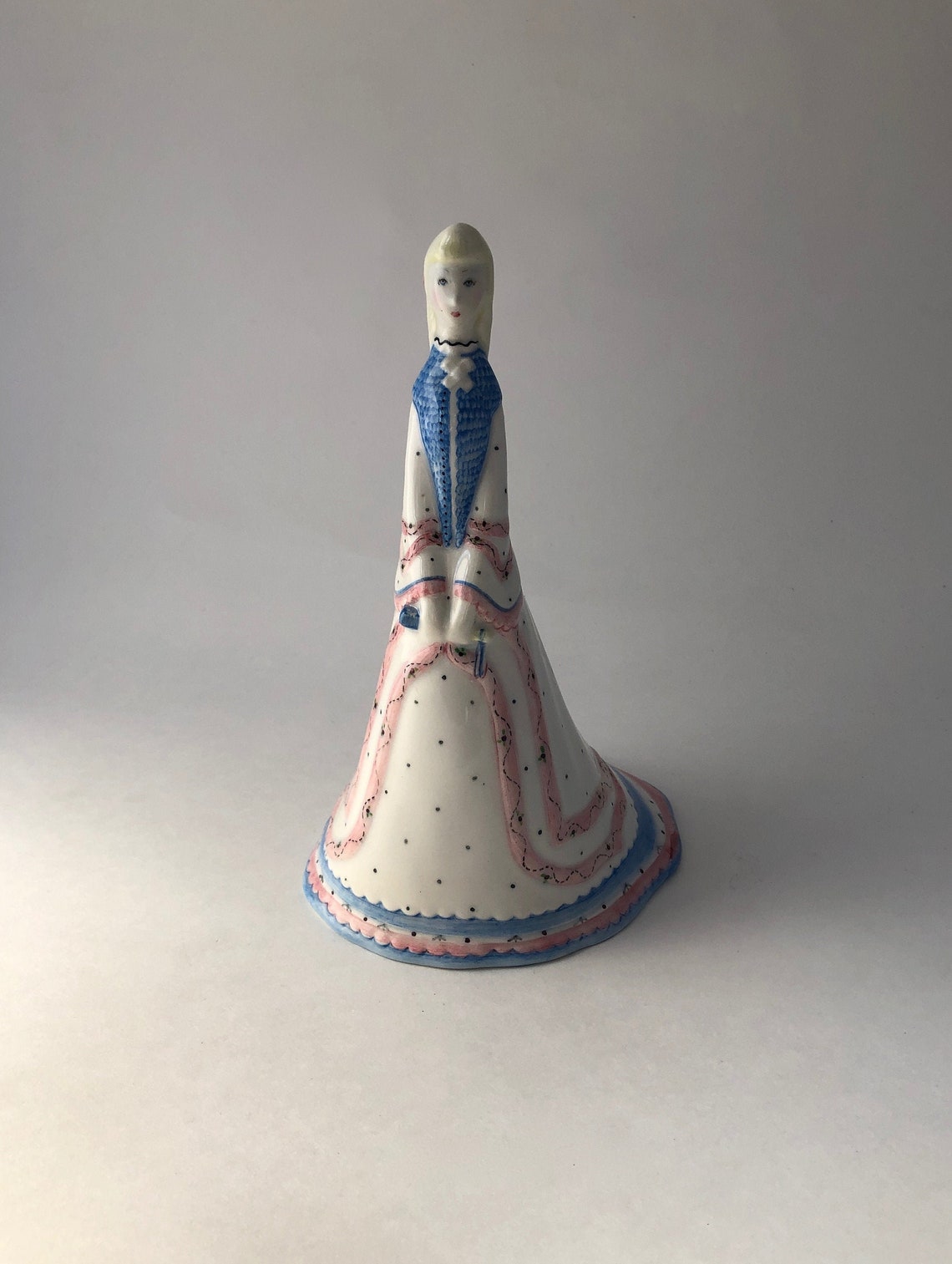 Vintage 1930s Art Deco Period Lenci Italian Ceramic Pink and - Etsy