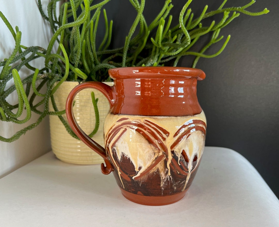 Vintage Canadian Redware Studio Pottery GA Johnstone Algoma Quebec ...