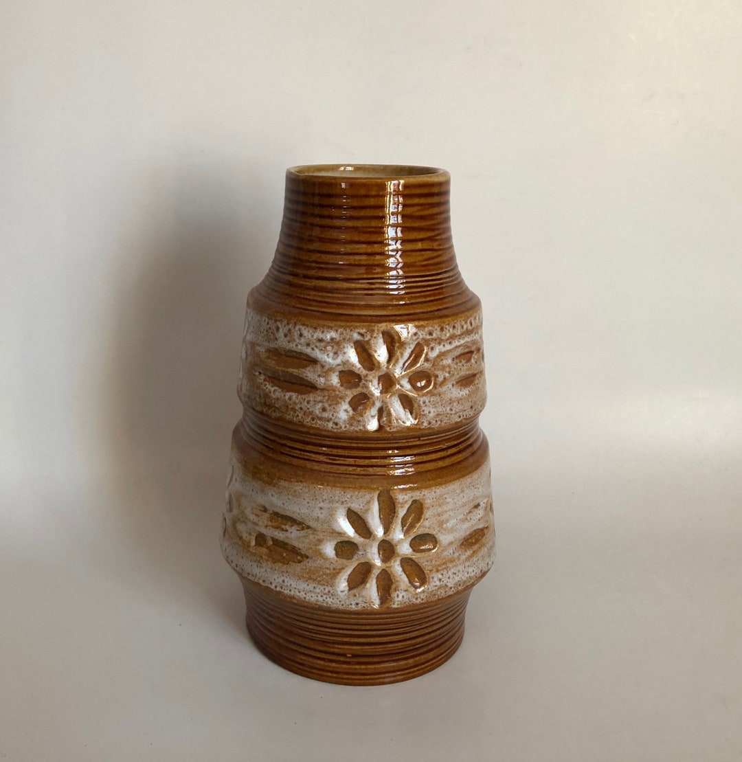 Vintage Mid Century Modern Spara West German Pottery Vase 580-20 - Etsy