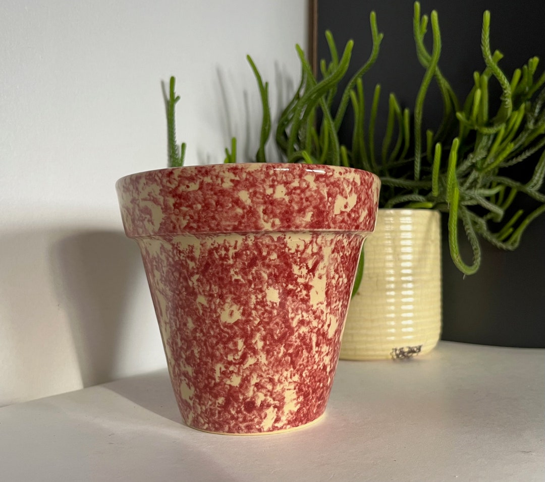 Canadian Studio Brothers Pottery Norwich Ontario Yellow Ware Red ...