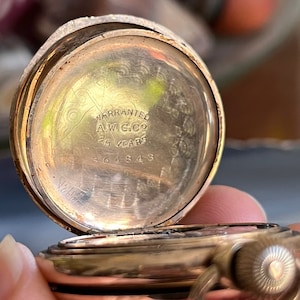 Fancy Antique 1906 DR Dingwall Winnipeg Manitoba Gold Filled Ladies ...