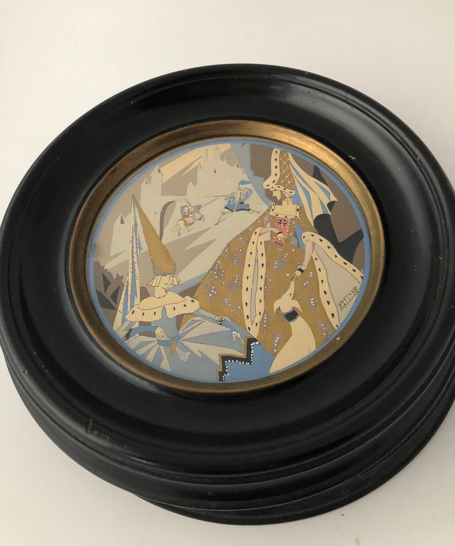 Pair of Art Deco French Edouard Halouze Pochoir Prints - Etsy