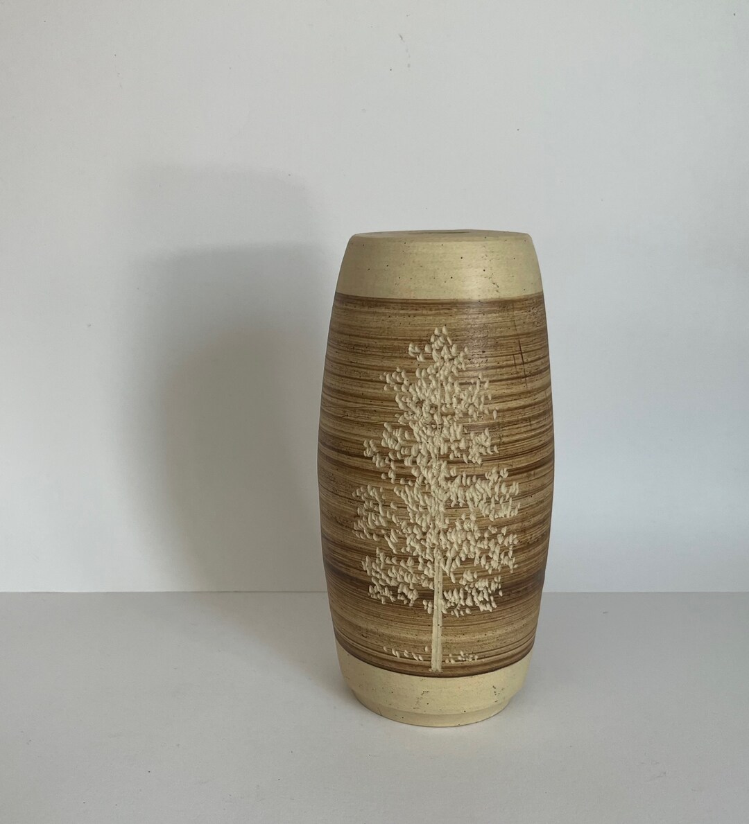 Vintage Canadian Studio Pottery Tree Vase Signed T.A.M. - Etsy