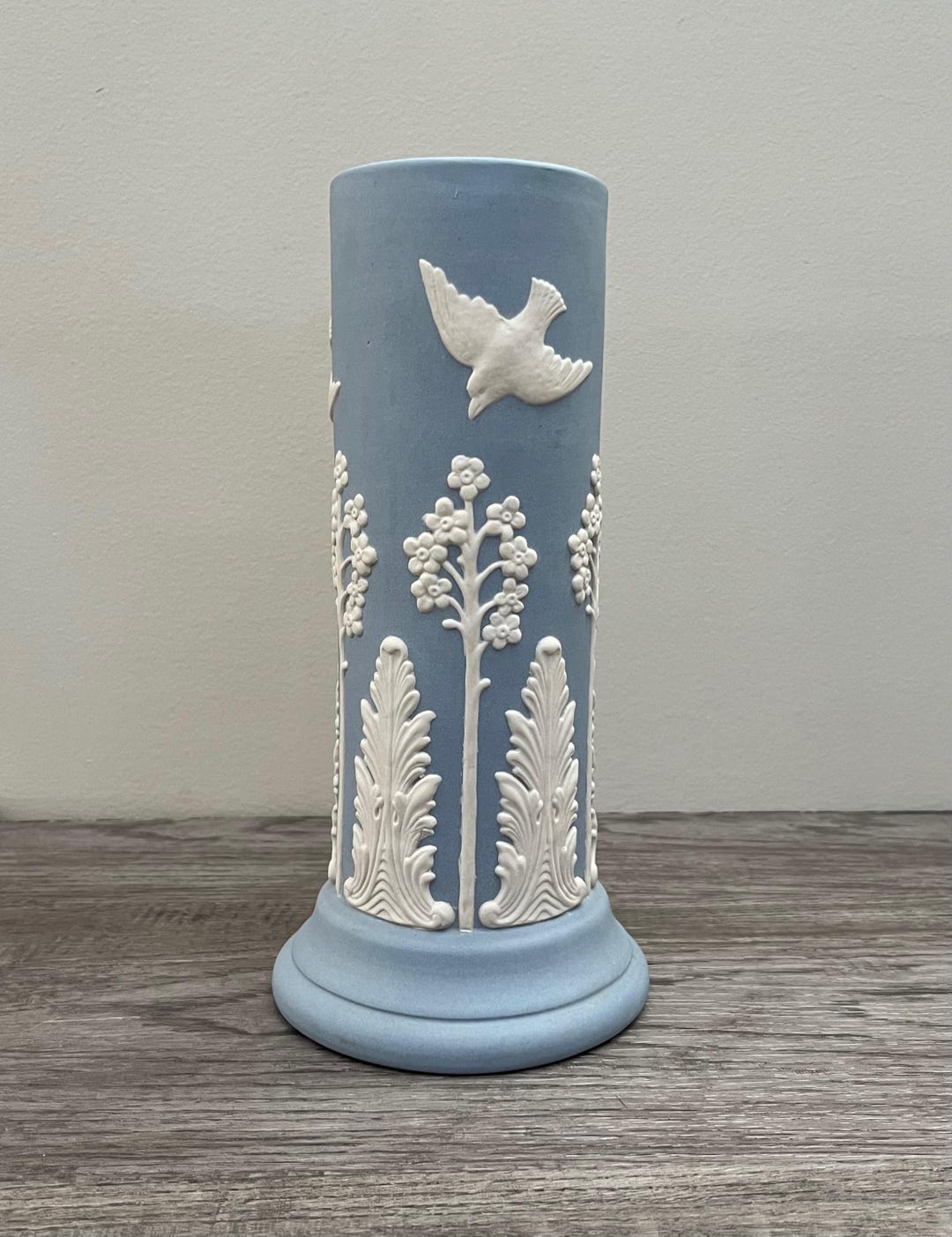 Vintage Ecanada Pottery George Emery Wedgwood Jasperware Style Vase - Etsy