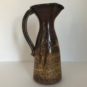 Vintage Canadian Studio Pottery Stoneware Steve Jorgenson Wine Carafe ...