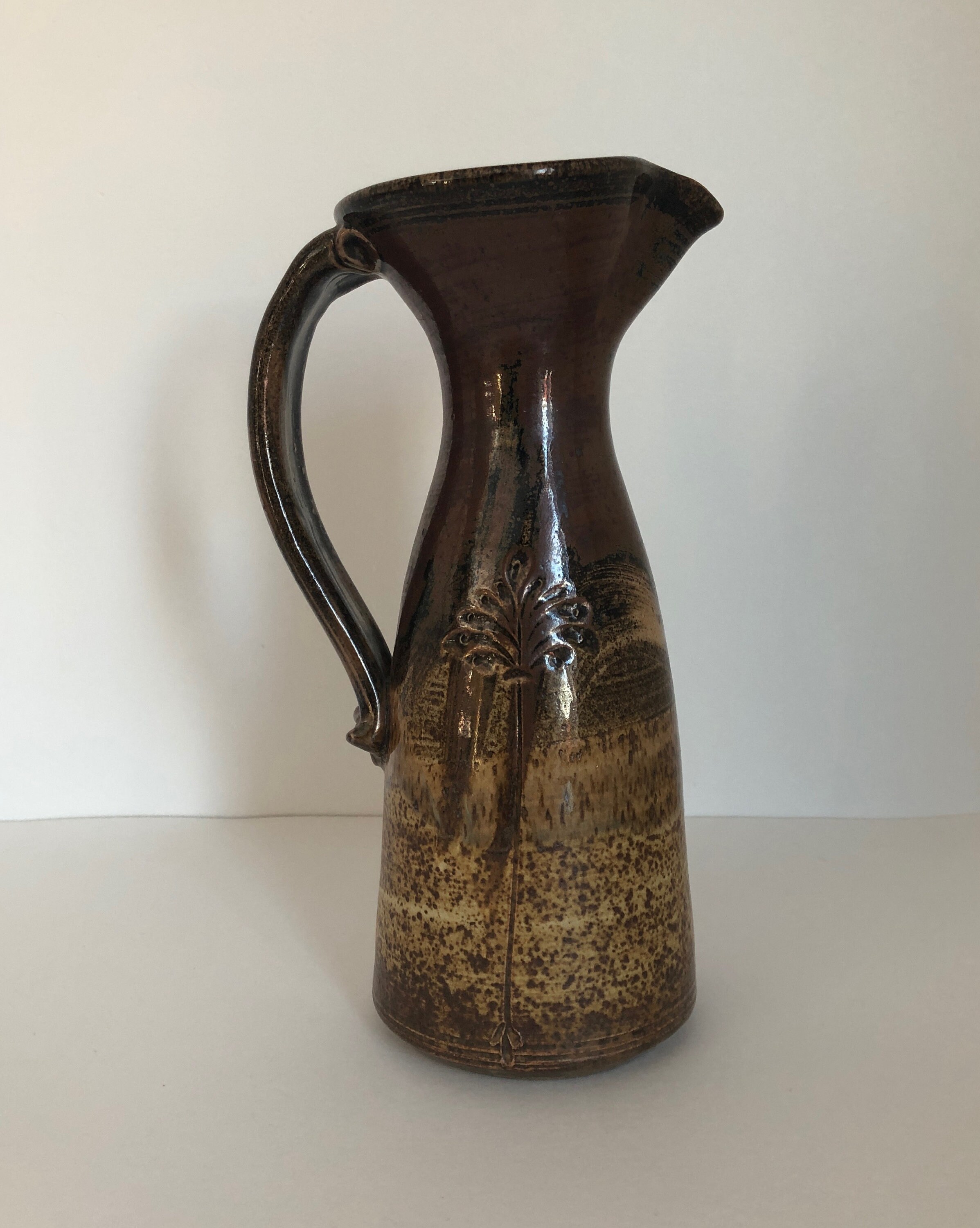 Vintage Canadian Studio Pottery Stoneware Steve Jorgenson Wine Carafe ...