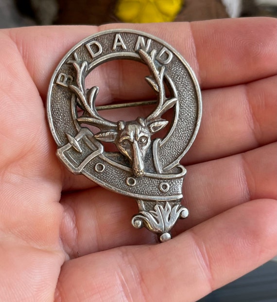 Vintage Antique Gordon Coat of Arms Crest Bydand Resi… - Gem