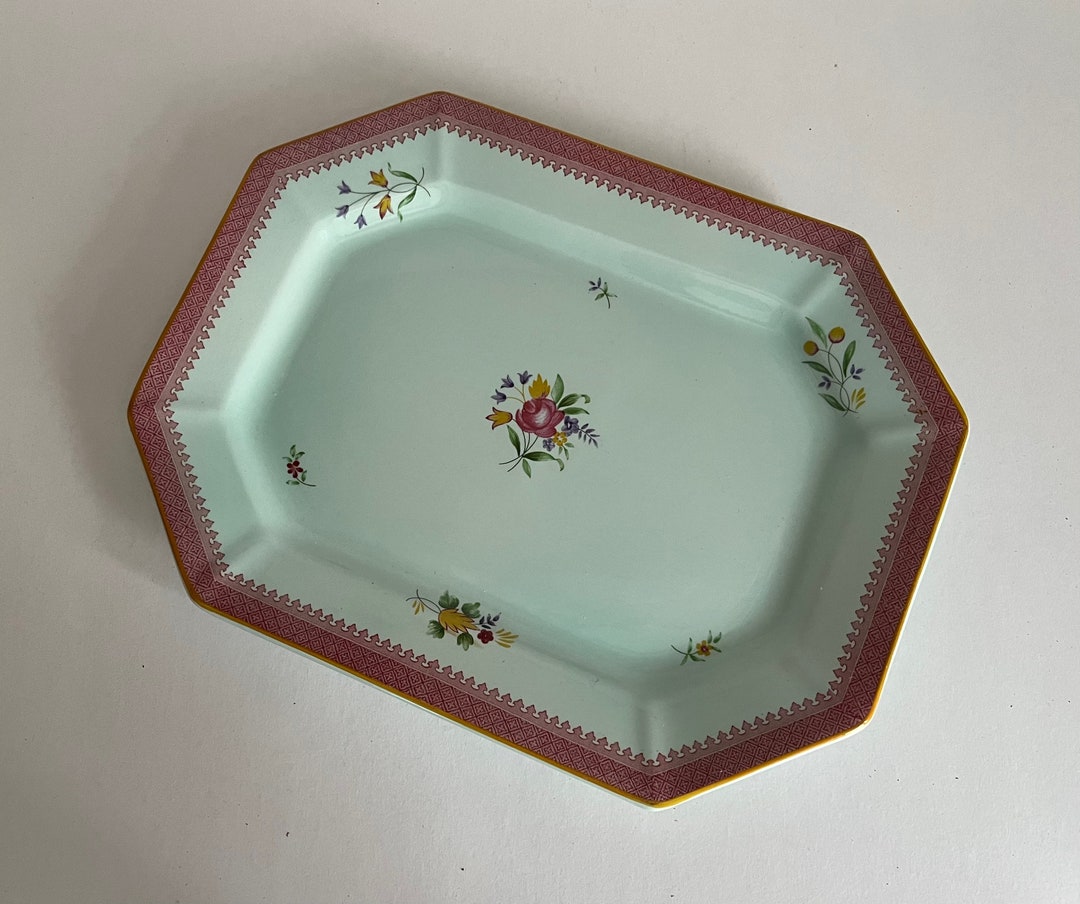 Vintage Antique Form Adams Ironstone Calyx Ware Lowestoft Pattern Large ...