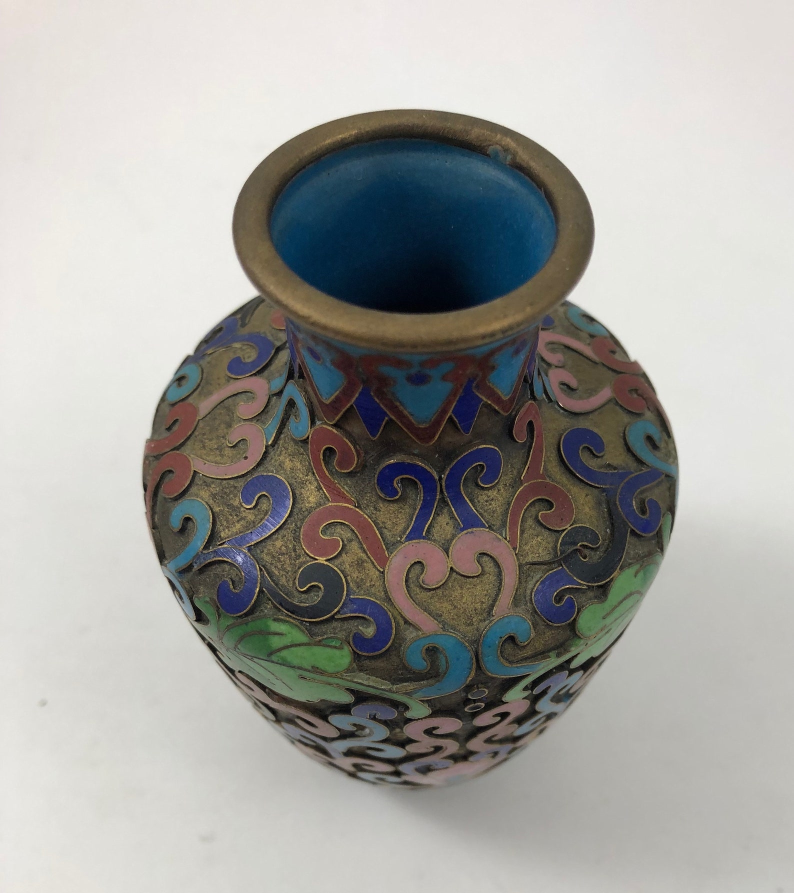 Vintage Asian Antique Chinese Jingfa Relief Carved Cloisonne | Etsy