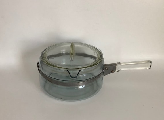 Pyrex Flameware Saucepan Removable Glass Handle Clear | Etsy