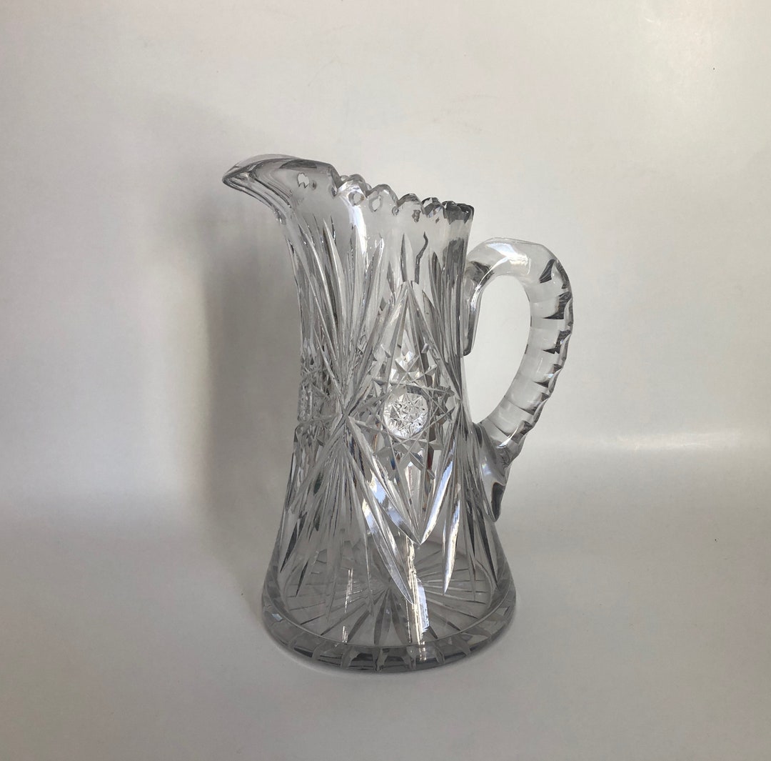 Large and Beautiful Antique 1890s American Brilliant Period Cut Glass ...