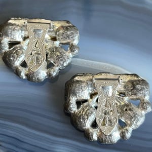 Vintage Art Deco 1930s Crystal Rhinestone Dress Clips - Etsy