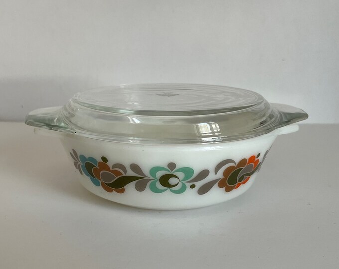 Vintage 1970s JAJ Pyrex Carnaby Tempo Casserole Dish With Lid - Etsy