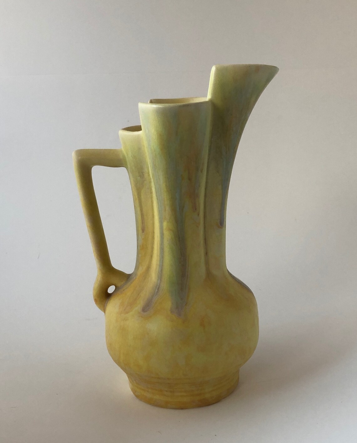 Vintage 1930s Beswick Art Pottery Simcox Art Deco Matte Yellow | Etsy