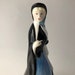 C1930 Lenci Torino Italian Ceramic Figurine Lady in Blue Black Art Deco ...