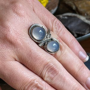 Vintage Southwestern Double Squash Blossom 800 Silver Ellensburg Blue ...