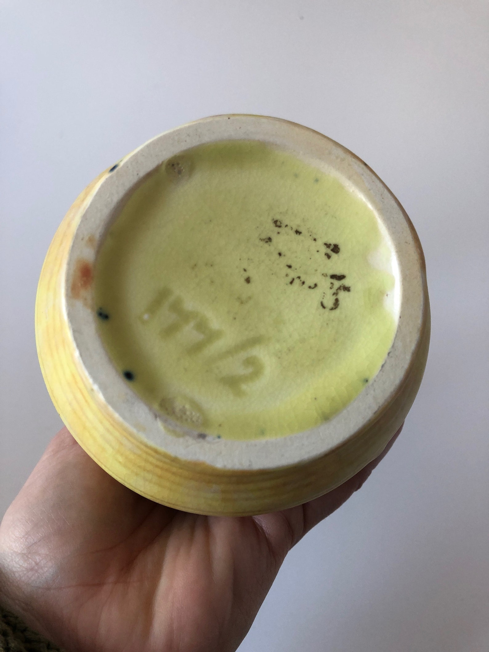 Vintage 1930s Beswick Art Pottery Simcox Art Deco Matte Yellow | Etsy