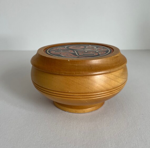 Northwest Coast Indigenous Wood Mixed Metal Copper Ea… - Gem