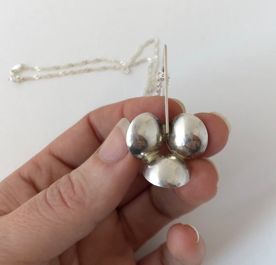 Mid Century Modern Danish ? Sterling Silver Signed OS… - Gem