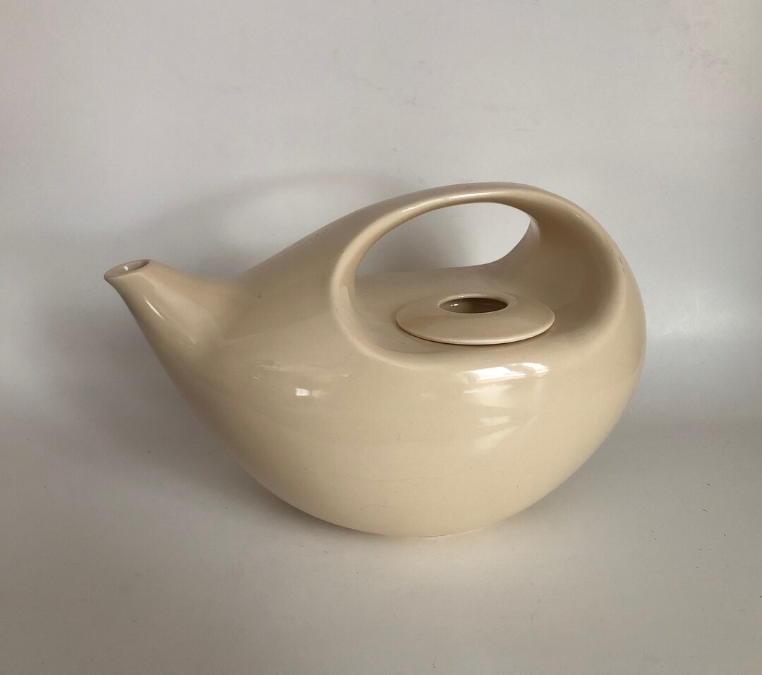 Vintage Modernist Robert Steven Witkoff Beige Ceramic Teapot Tea Pot ...