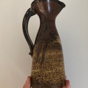 Vintage Canadian Studio Pottery Stoneware Steve Jorgenson Wine Carafe ...