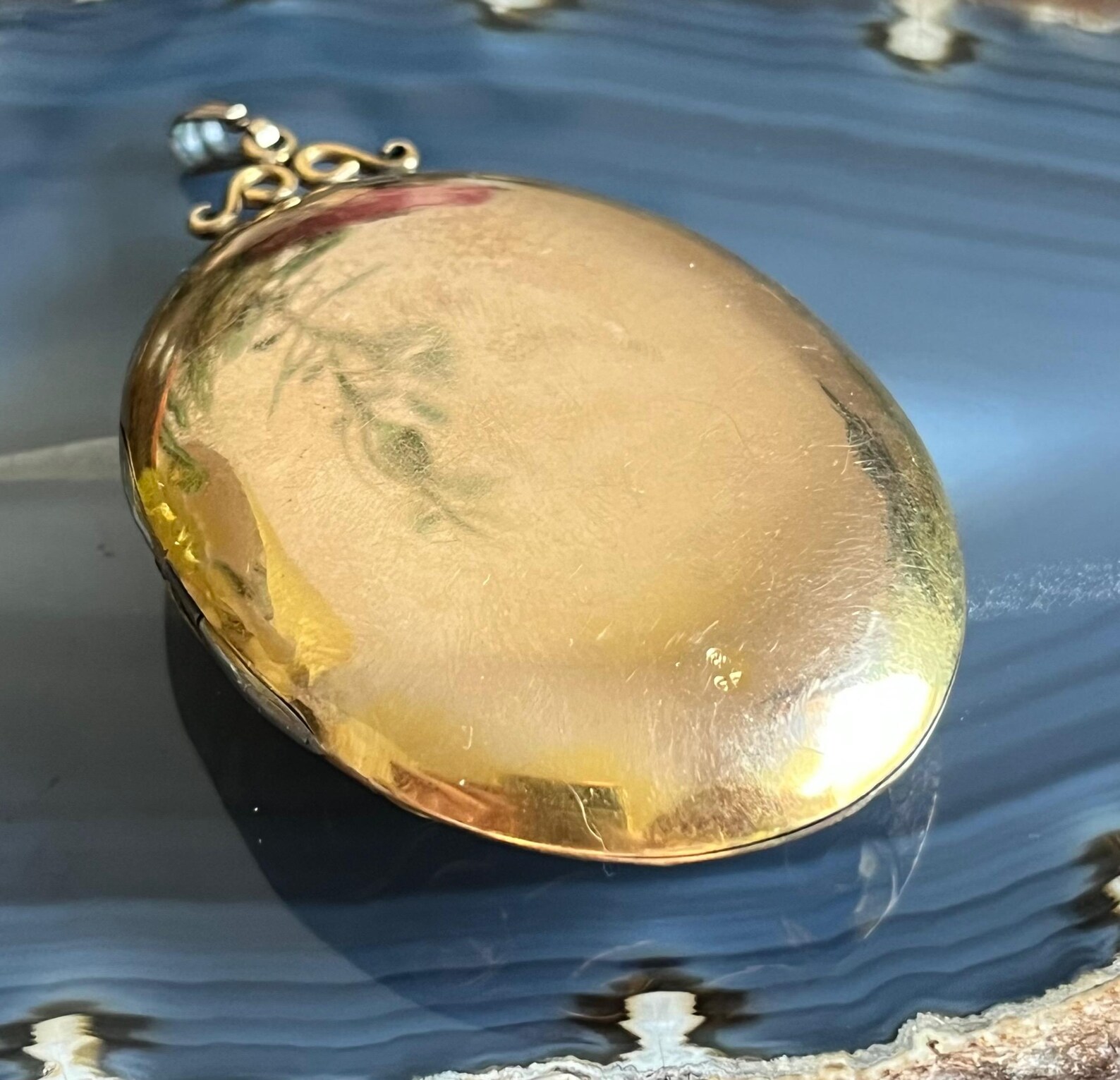Large Vintage Rose Repousse Gold Filled Photo Locket Pendant - Etsy