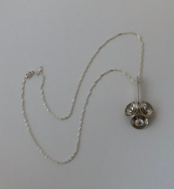Mid Century Modern Danish ? Sterling Silver Signed OS… - Gem