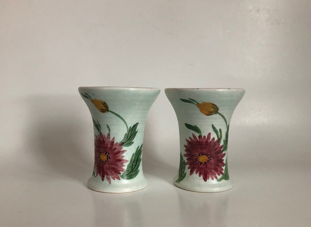 Pair of 1930s E Radford British Art Pottery Floral Vases - Etsy