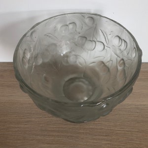 Vintage 1940s Joseph Inwald Barolac Czech Glass Satin Cherry Cherries ...