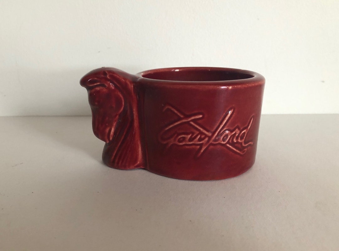 Vintage Canadian Pottery Red Medalta Gaylord Shaving Mug - Etsy